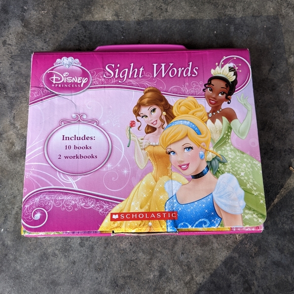 Disney | Other | Disney Princess Phonics Sight Words Box Set Books ...